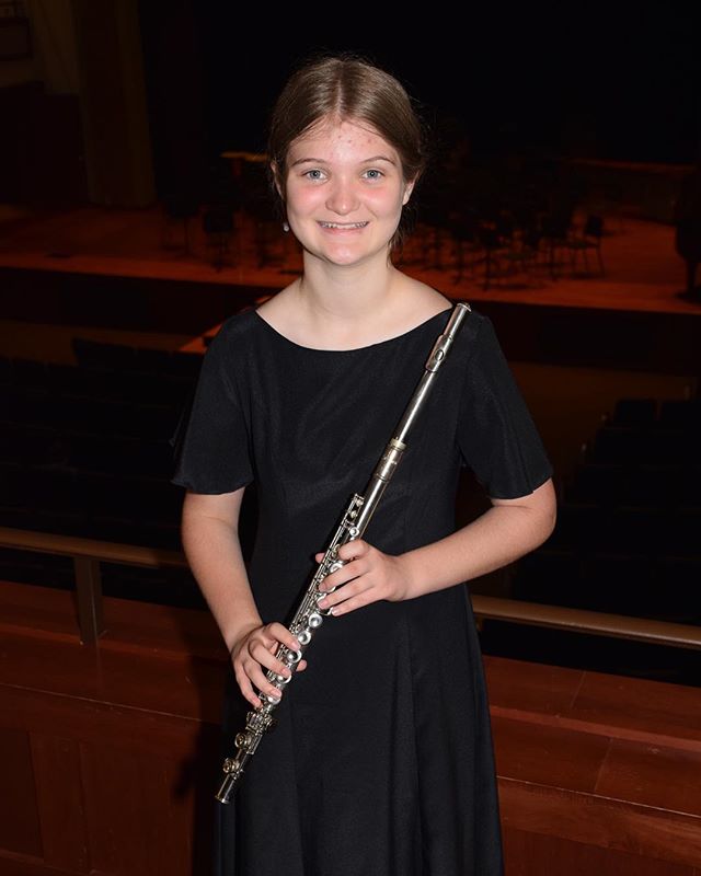 My favorite flautist just before the Spring Band Concert. #flute # ...